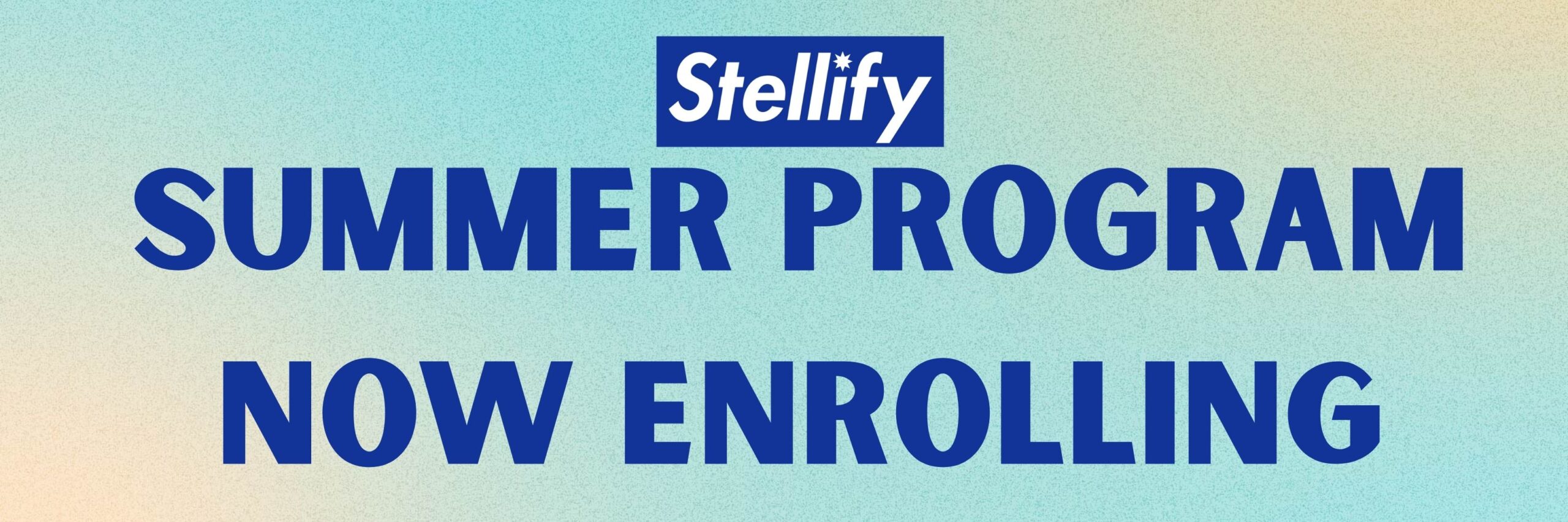 Stellify Summer Program 2025 - Stellify